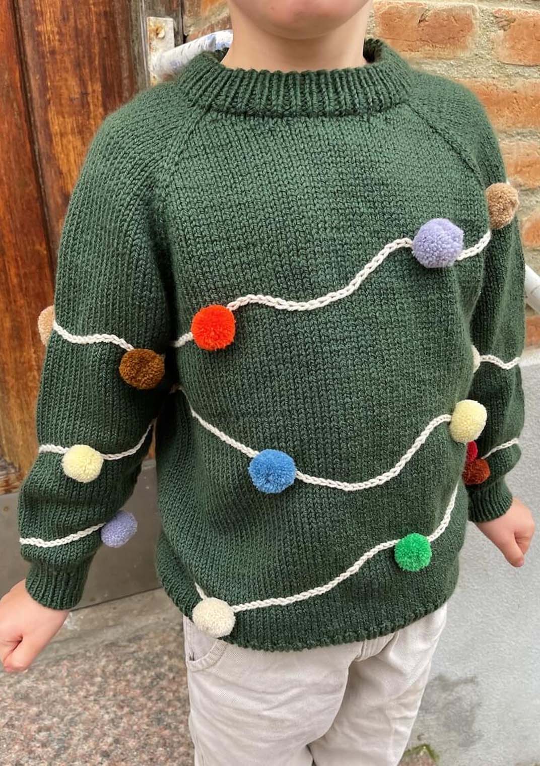 PetiteKnit Let`s Christmas Sweater Designere strikkepakke | Sense Garn