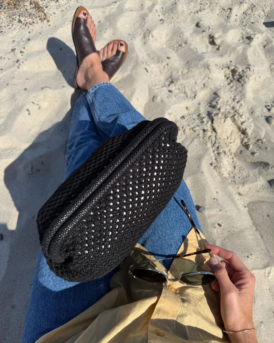 Everyday tote heklet veske gratis strikkeoppskrift garn fra Sandnes ...